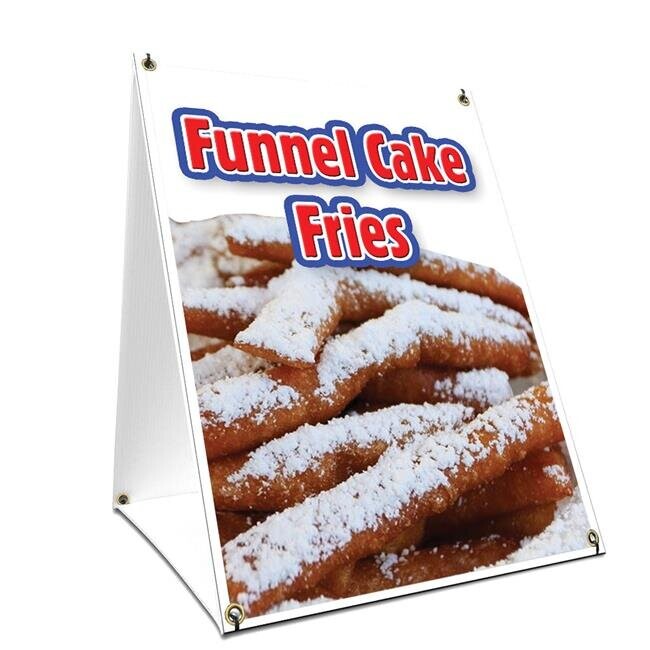 SignMission SBC-1824-Funnel Cake Fries 18 x 24 in. A-Frame Sidewalk ...