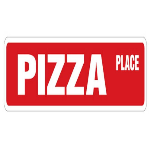 SignMission SS-836-PIZZA 36 in. Pizza Place Street Sign - New Parlor ...