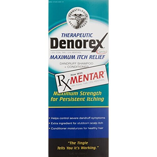 Denorex Therapeutic Maximum Itch Relief, Dandruff Shampoo plus ...
