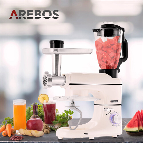 Stand Mixer Food Processor 1500 W Cream Meat Grinder Blender Pasta ...