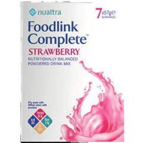 Foodlink Complete Powder Strawberry Powder 57g x 7 on OnBuy
