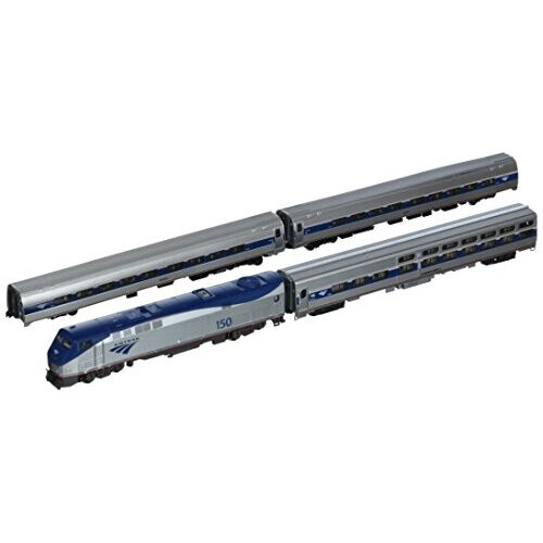 Kato USA Model Train Products P42, Amfleet and Viewliner Intercity Express Phase VI, 4-Unit Set ...