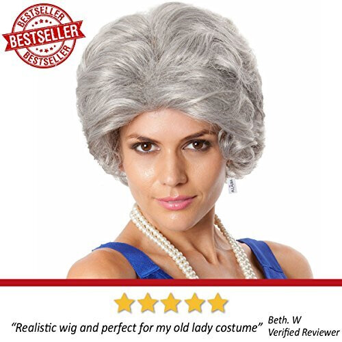 Cheap grandma wigs store