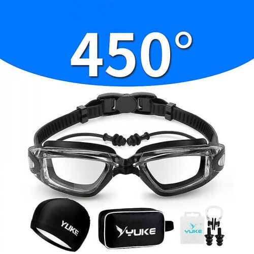 Nearsighted Swimming Goggles Bundle,include Adjustable Goggles With Ear ...
