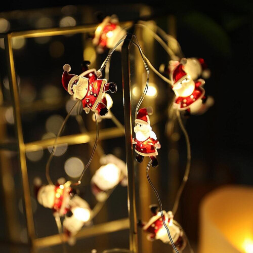 Led Santa Claus Led Lights - Santa Claus String Battery Operated Lights ...