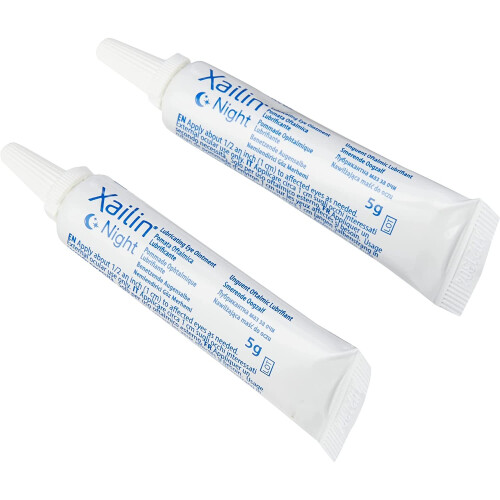 Xailin Night Lubricating Eye Ointment 5g: Pack of 2 on OnBuy
