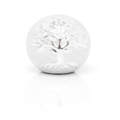 Silver Ceramic Tree Of Life Ornament | Decorative Tree Of Life ...