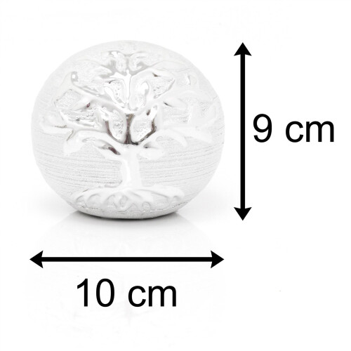 Silver Ceramic Tree Of Life Ornament | Decorative Tree Of Life ...