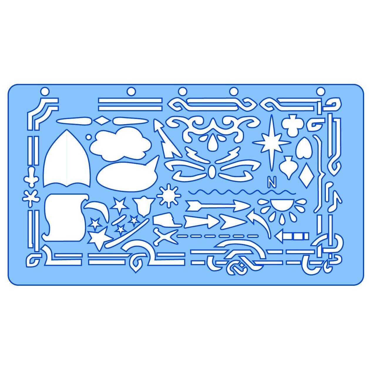 Helix Graphics Flowchart Technical Design Shape Template Stencil on OnBuy