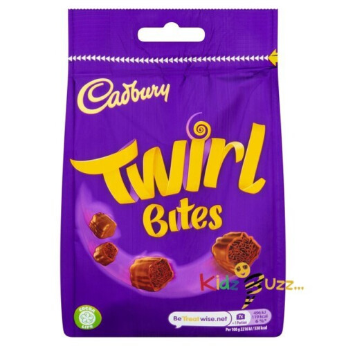 Cadbury Dairy Milk Twirl Bites Chocolate Bag 95g x 5 on OnBuy