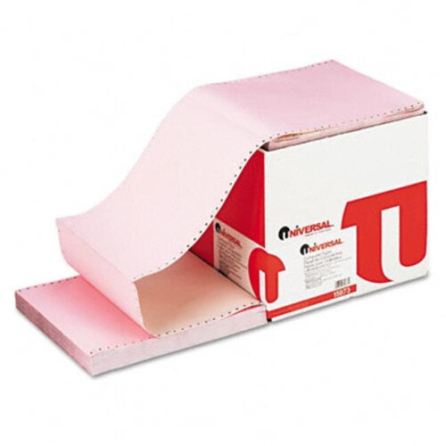 Universal Multicolor Computer Paper 3-Part Carbonless 15lb 9-1/2 x 11 ...
