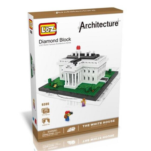 CIS White House Model, Micro Building Blocks Set on OnBuy