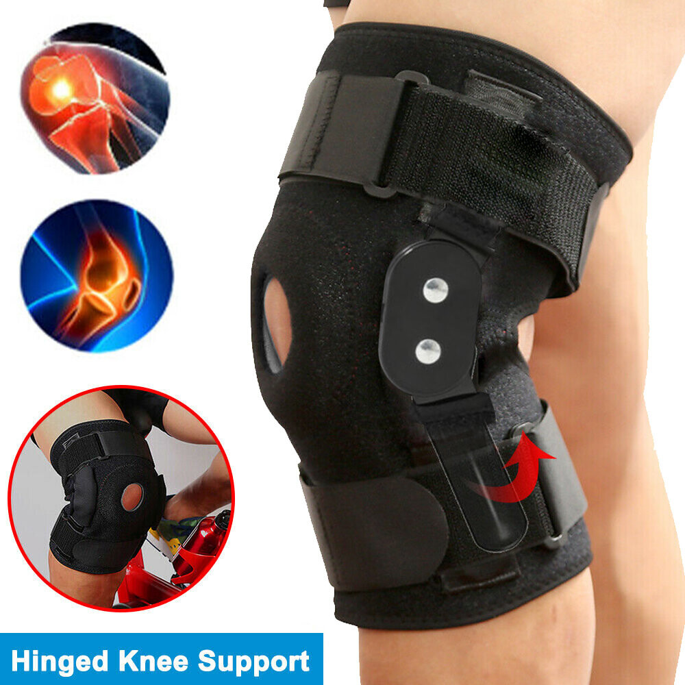 Knee Hinged Arthritis Support Brace Guard Stabilizer Wrap Patella Kits ...