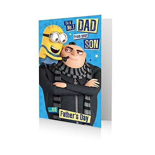Despicable Me Fathers Day Card for Your Dad, Minions Father's Day Card ...