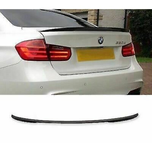 BMW F30 F80 M3 4dr M Performance rear boot lip spoiler Gloss black UK ...