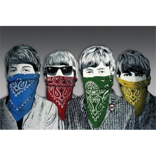 Beatles Bandanas Poster Print, 24 x 36 on OnBuy