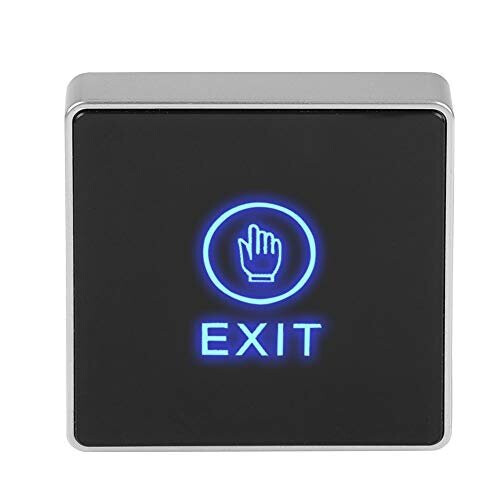 Door Touch Exit Release Unlock Button Switch Panel LED Light for Door Access Control System with ...