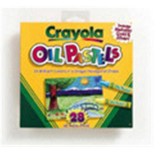 Crayola Llc Formerly Binney & Smith Crayola Oil Pastels 28 Color Set on ...