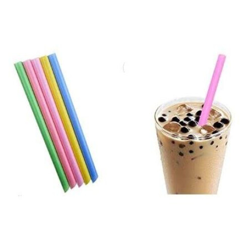 Wild Monk Compostable Bubble Tea Straws 1.2x21cm - Chunky Biodegradable ...