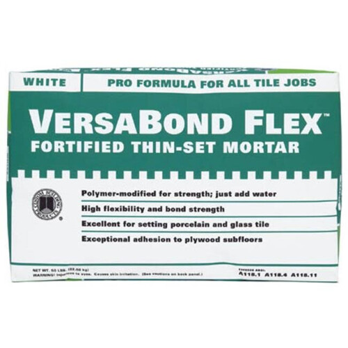 Custom Building Products 50 Lb VersaBond Flex Fortified Thin Set Mortar ...