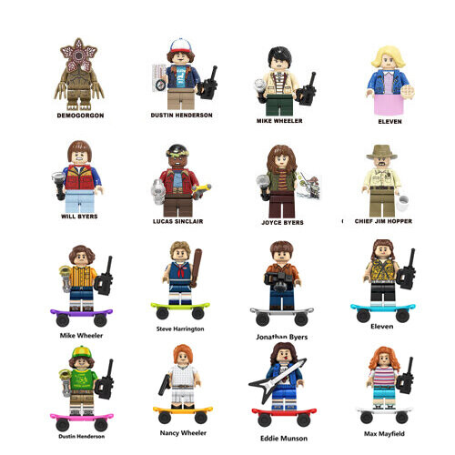 (Category B (16pcs)) Stranger Things Minifigures children Toys Fit Lego ...