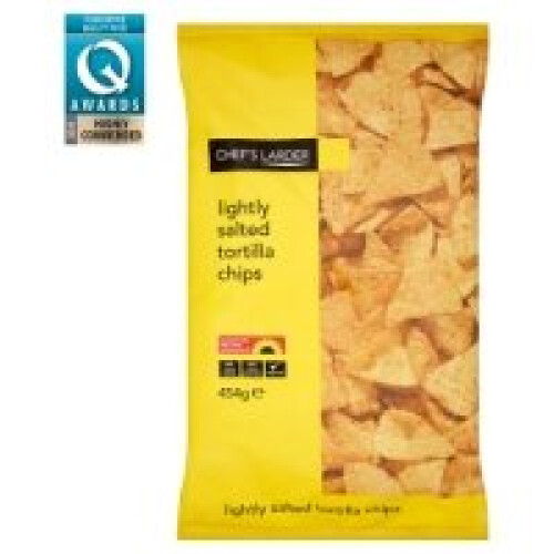 Chef's Larder Lightly Salted Tortilla Chips 454g (454g) on OnBuy