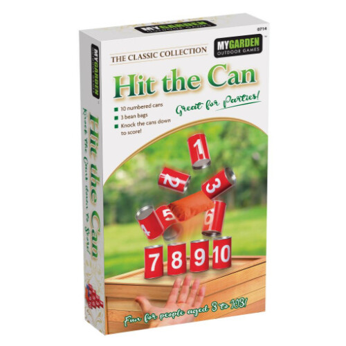Hit the Can Tin can Alley 3 bean bag Summer Fun Family Garden Game on OnBuy