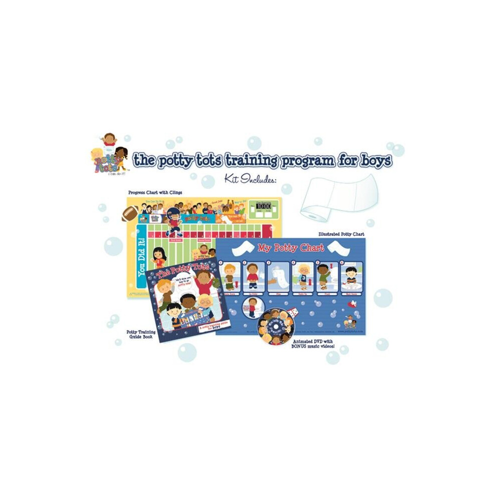 Potty Tots Potty Tots Potty Training Program for Boys on OnBuy