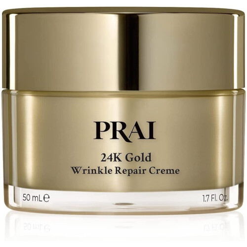 24K Gold by Prai Wrinkle Repair Face Creme 50ml, Improves Skin ...