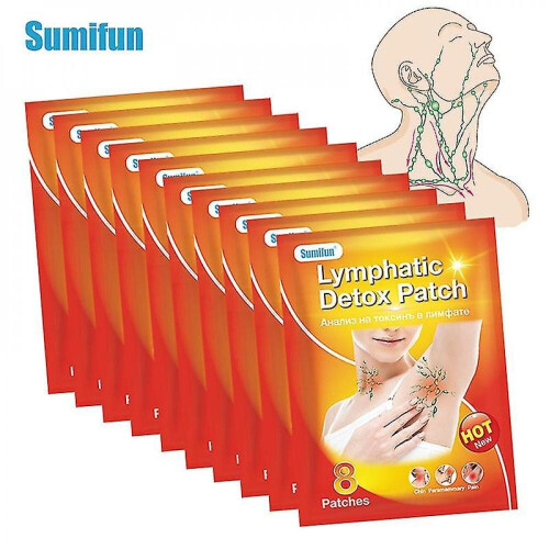 8/24/48pcs Sumifun Lymphatic Detox Patch Neck Anti-swelling Lymph Node ...