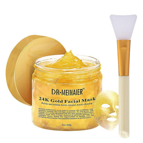 Masker Tidur Wajah Kolagen Emas 24k Krim Perbaikan Kulit Lembut Halus ...