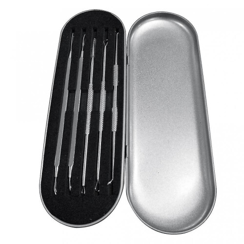 Stainless Blackhead Facial Acne Spot Pimple Remover Ear Extractor Tool ...