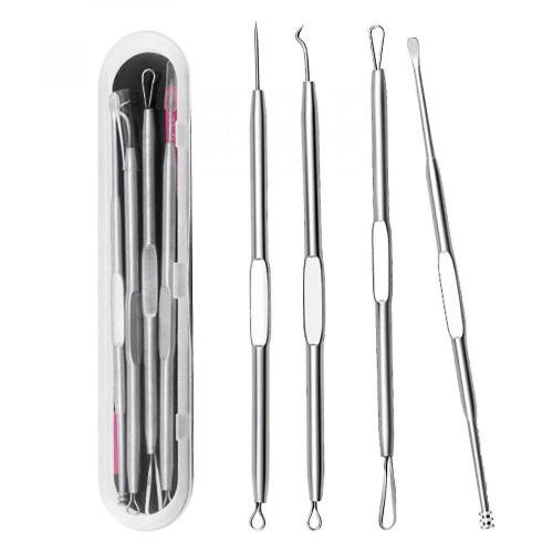 Stainless Steel Acne Needle Set Blackhead Needle 4-piece Set To Acne ...