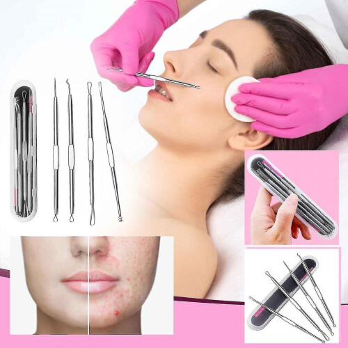 Stainless Steel Acne Needle Set Blackhead Needle 4-piece Set To Acne ...