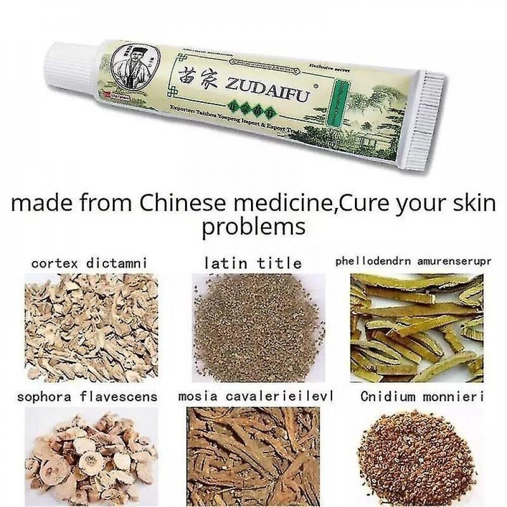 10pcs Zudaifu Skin Psoriasis Cream Dermatitis Eczematoid Eczema ...