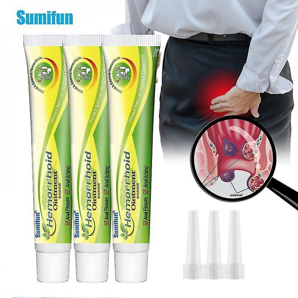 1 3pcs New Hemorrhoids Cream Treat Anal Fissure Bleeding Body Care