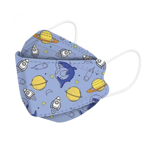 Kids Children's Baby Mask Kf94 Disposable Face Mask Cartoon 4ply Ear ...