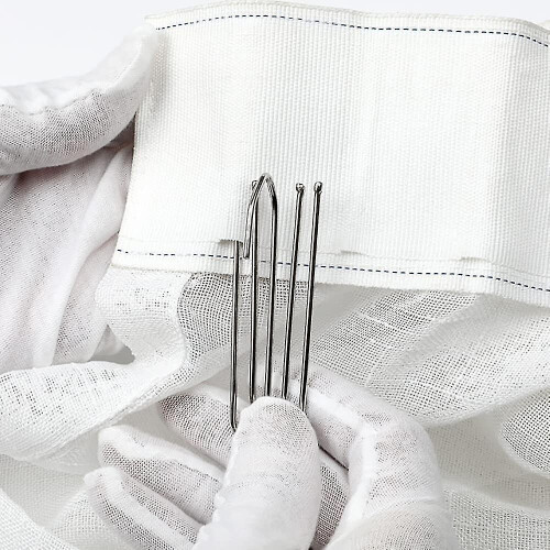 Curtain Hooks, 24 Pieces Stainless Steel Pleat Claws Curtain Hooks ...