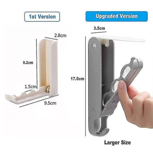 Storage Rack Housekeeping Folding Door Back Space Saving Clothes Hanger ...