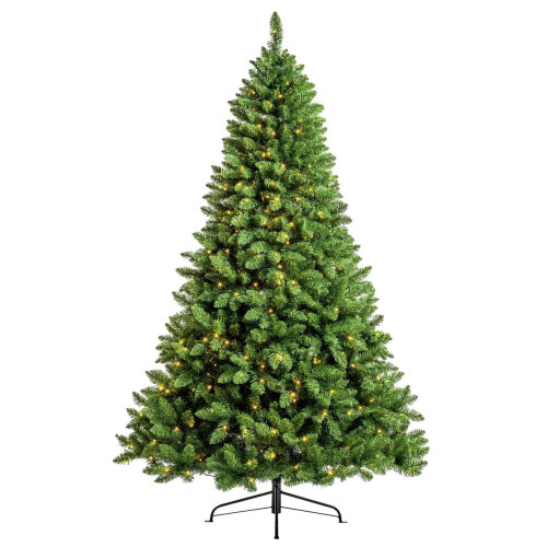 The Tree Company 7ft Oregon Pine Pre-Lit Christmas Tree - Green on OnBuy