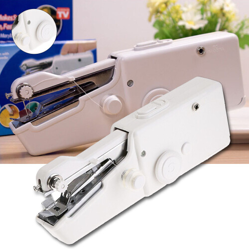 Mini Portable Handheld Cordless Sewing Machine Hand Held Stitch Home on ...