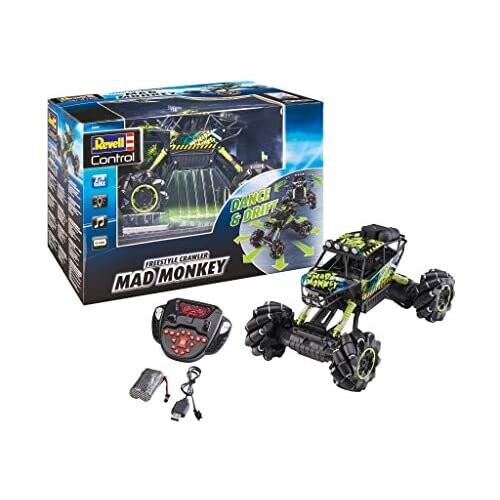 Revell Control 24459 RC Freestyle Crawler Mad Monkey, Disco Lighting ...