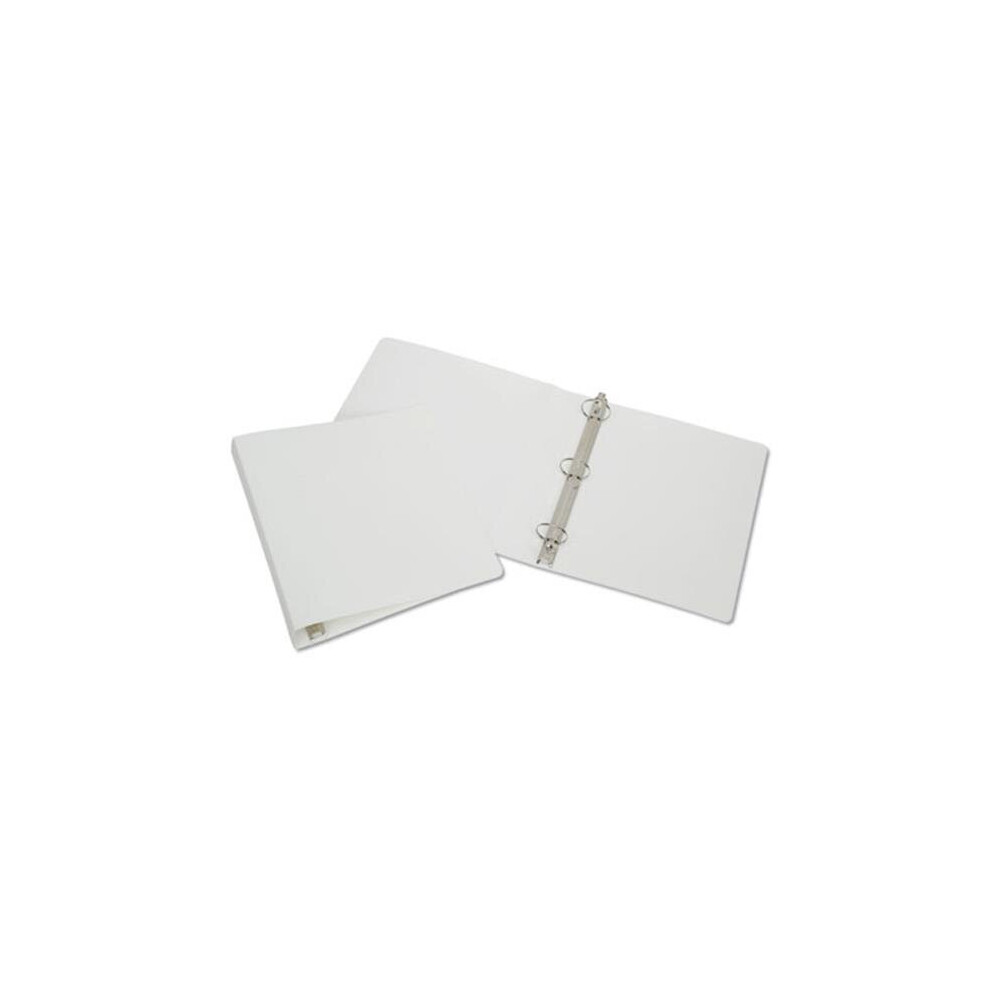 NSN 2 in. 3-Ring Flexible Poly Binder, White on OnBuy