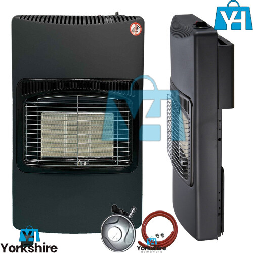 4.2kW Folding Portable Gas Cabinet Heater Calor Butane Fire With ...