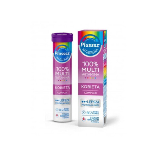 Plusssz 100% Multivitamin Woman Complex - 20effervescent tablets on OnBuy