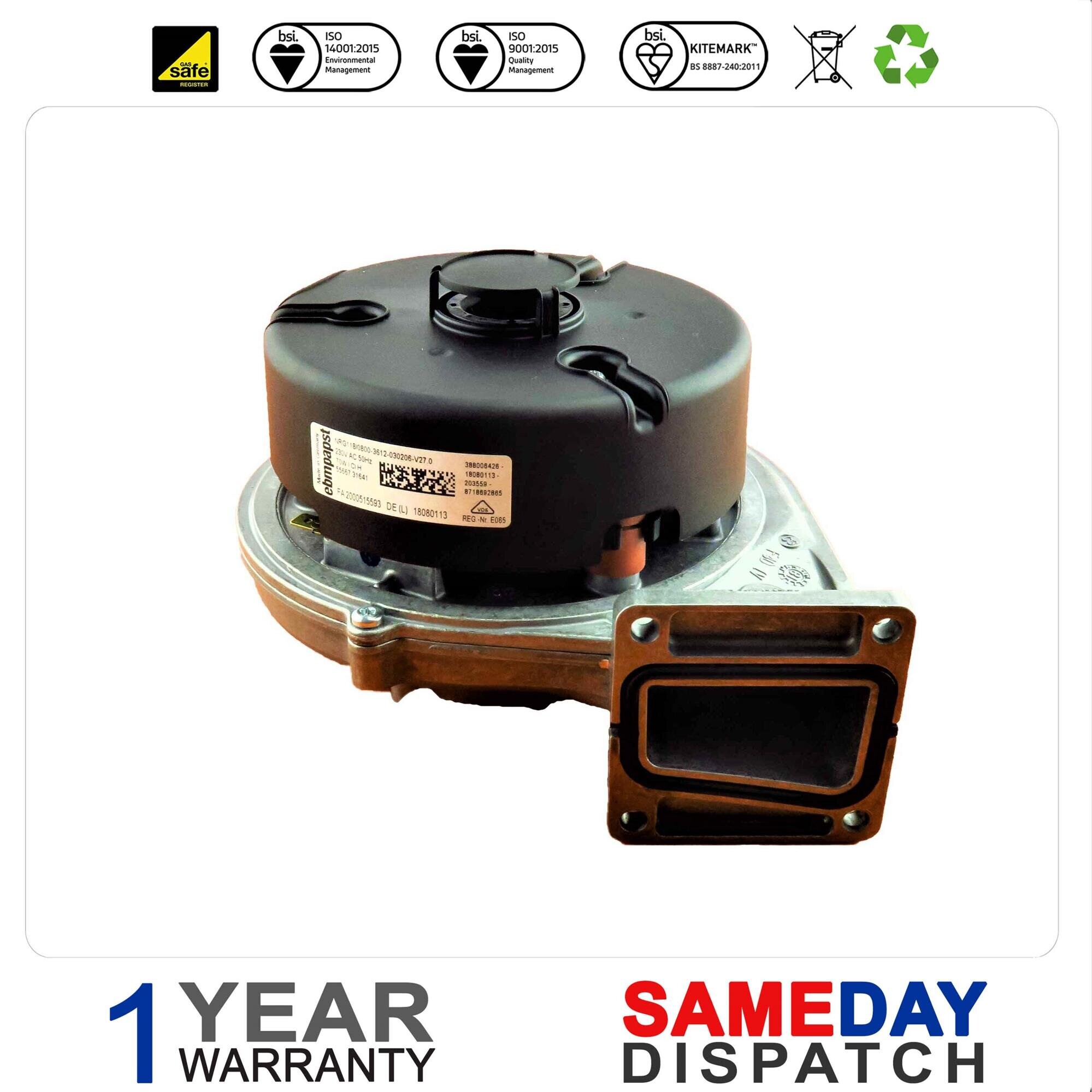 Worcester Greenstar System Erp Boiler Fan Assembly 8716117417 on OnBuy