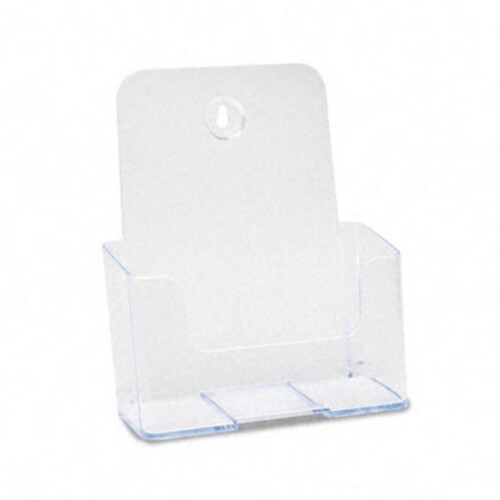 One-Pocket Rigid Plastic Brochure Display Rack Clear on OnBuy