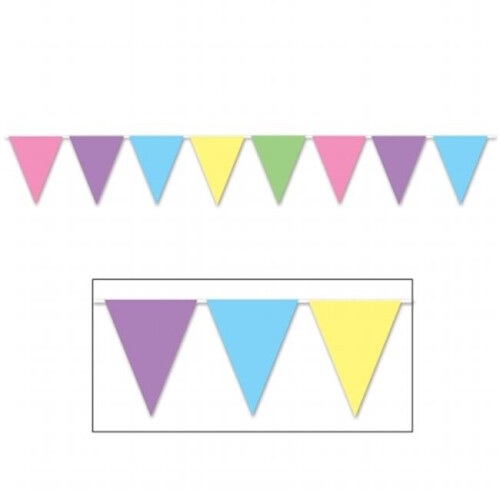 Pastel Pennant Banner on OnBuy