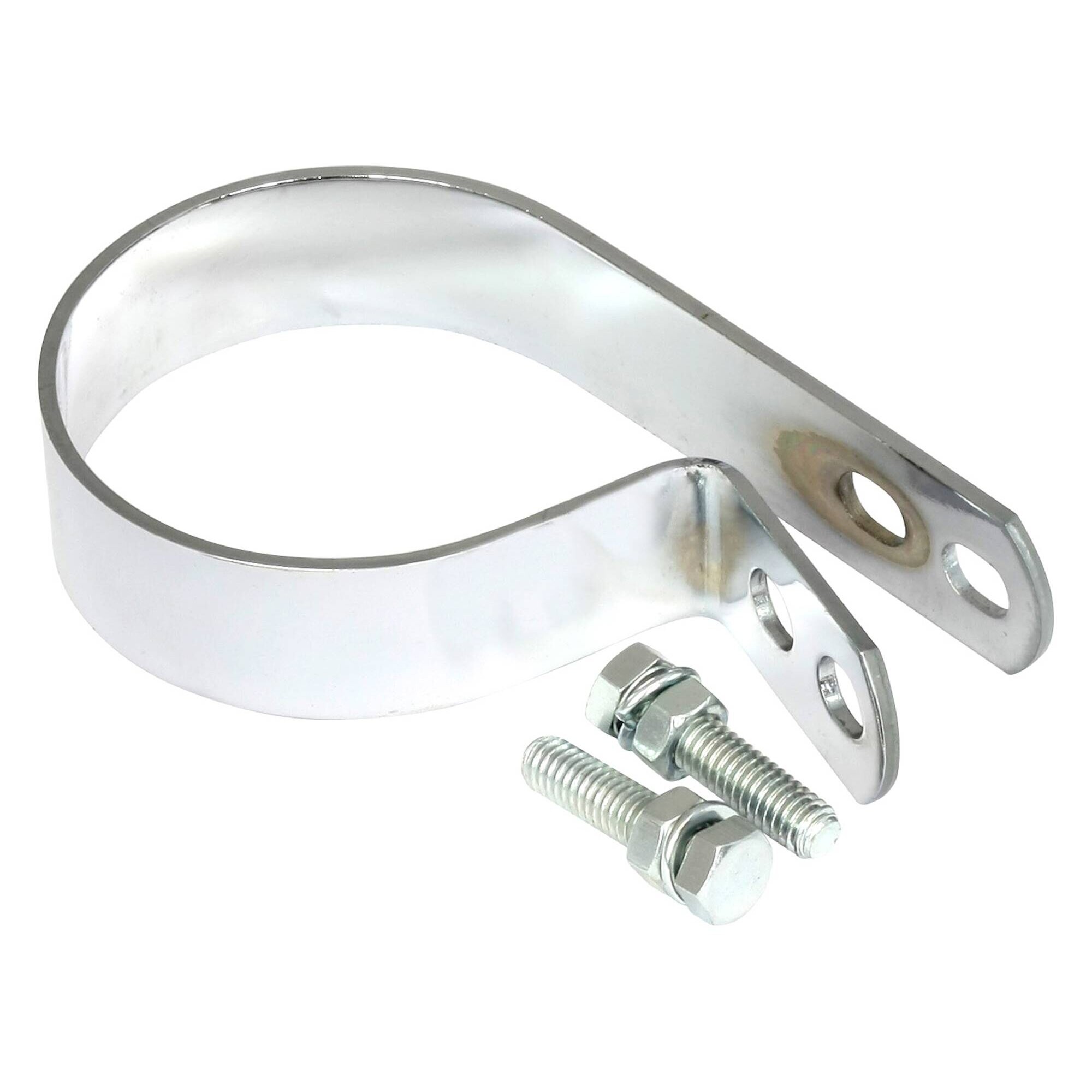 Bike It Universal Exhaust Mounting Bracket 2 7/8 Inch Pipe Fitment ...