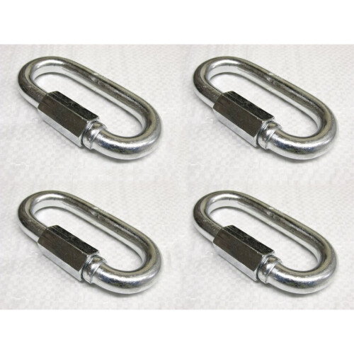 Screw Lock Repair Quick Link 7MM X4 (Galvanised Chain Fastener) on OnBuy